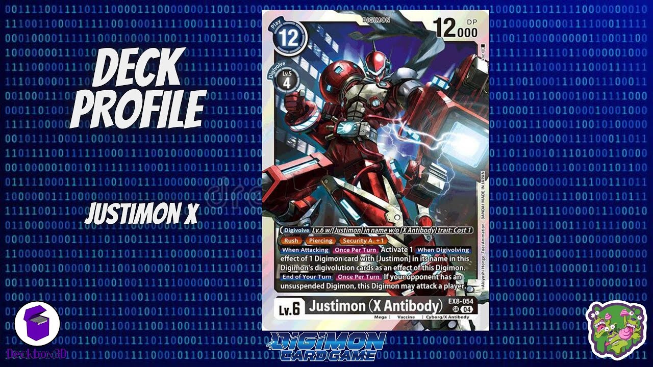 Deck profile Justimon X | EX8 - YouTube