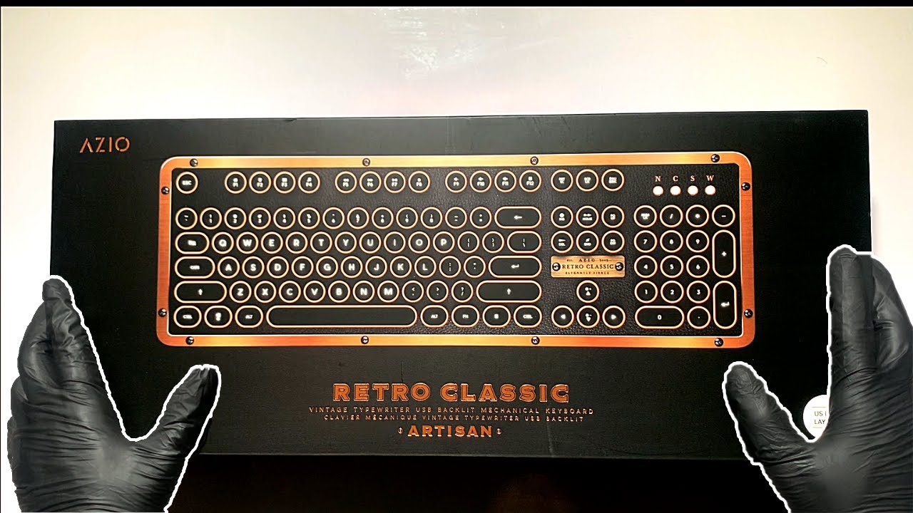 Unboxing World's Coolest Retro Keyboard? | Typing Sounds - YouTube