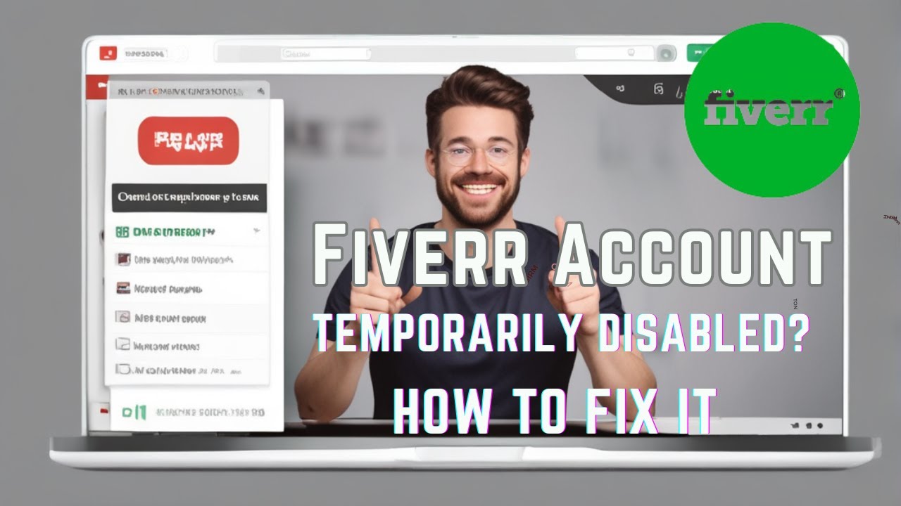 how to enable temporarily disabled fiverr account - YouTube