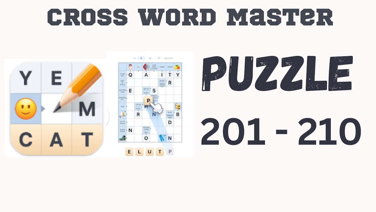 Crossword Master Puzzle 201 202 203 204 205 206 207 208 209 210 Answers ...