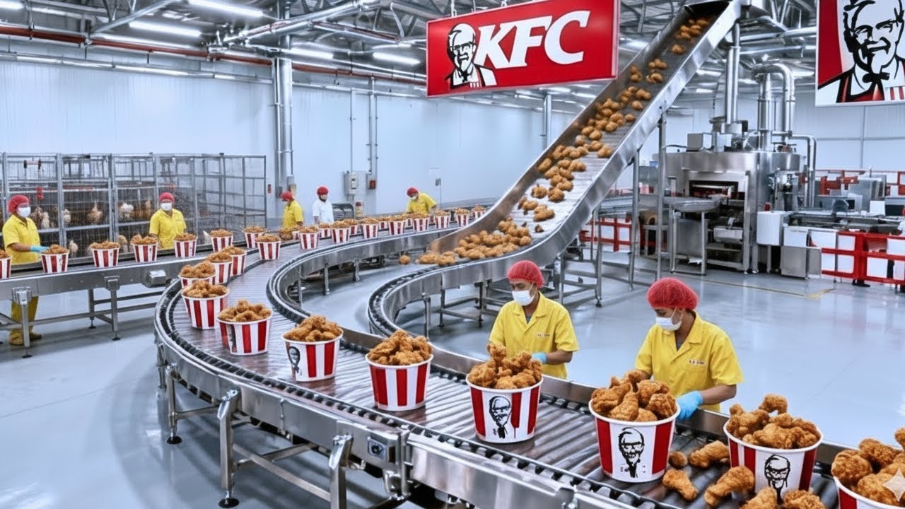 Inside a Modern KFC Factory: From Live Chickens to Perfect Coating ...