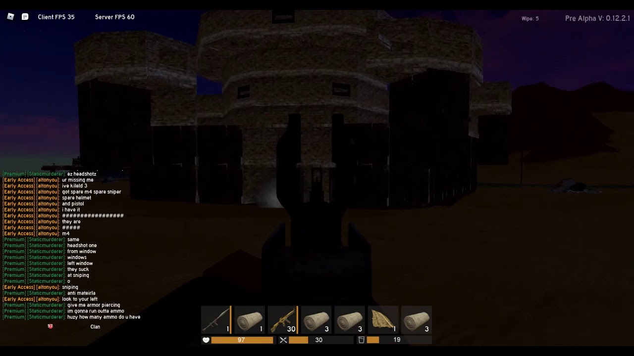 Raiding a giant clan base with 25+ c4 in Roblox Dust (it is owned by ...