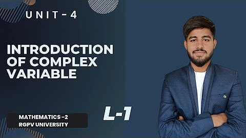 Unit-4 Function of complex variable - YouTube
