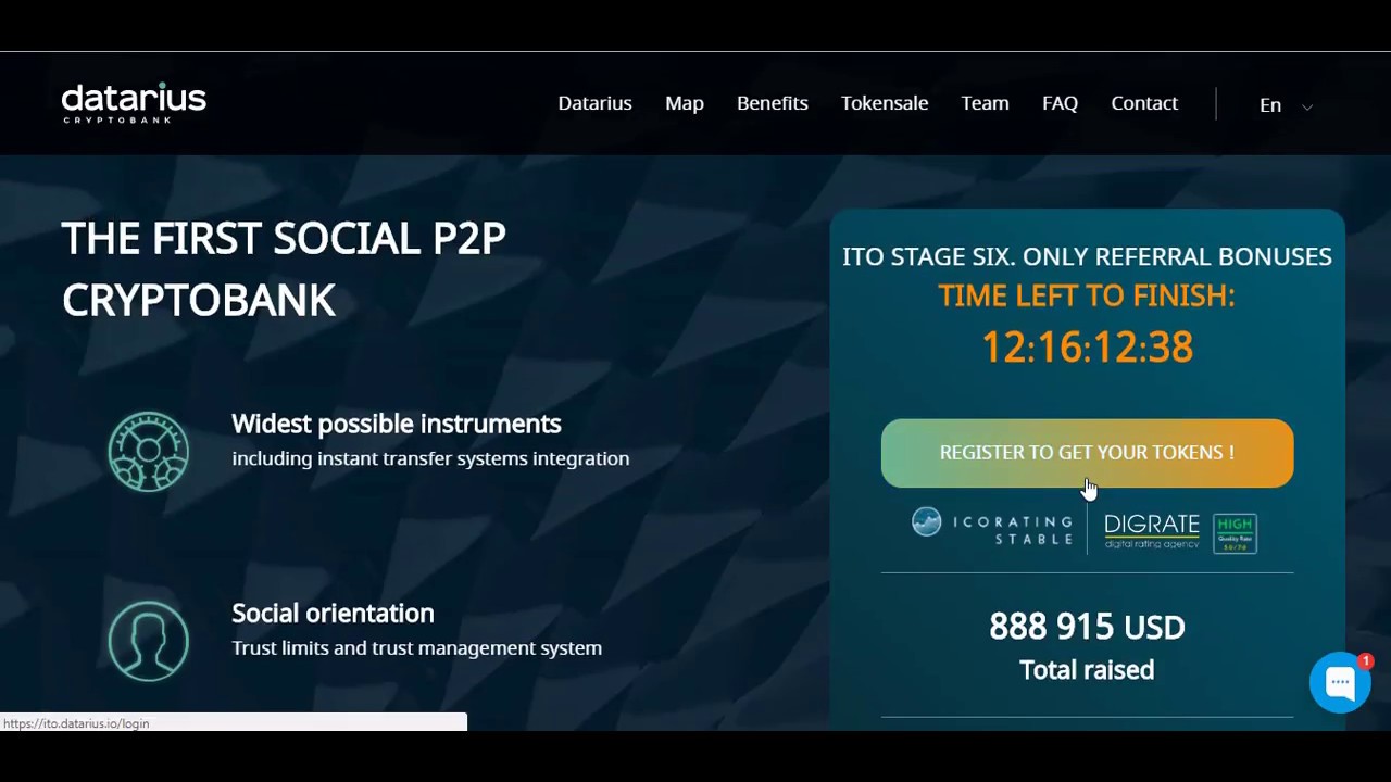 Datarius - First Social p2p Cryptobank (ICO REVIEW) - YouTube