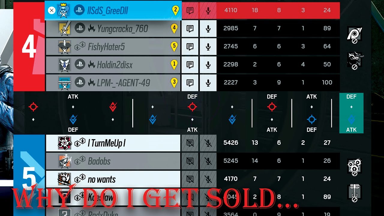 WHY DO I KEEP GETTING SOLD - HOW A R6 CHAMPION DROPS 18 KILLS TO LOSE ...