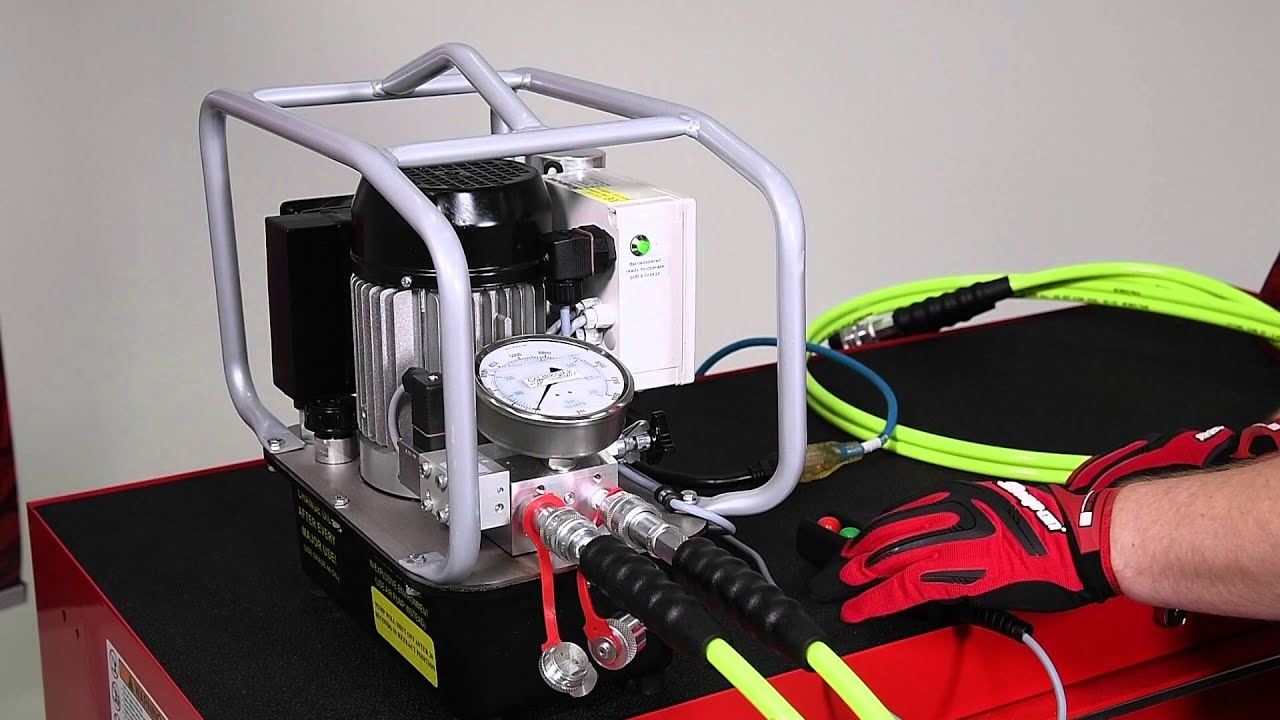 HTQEP Electrically-driven Hydraulic Pump Demonstration - YouTube