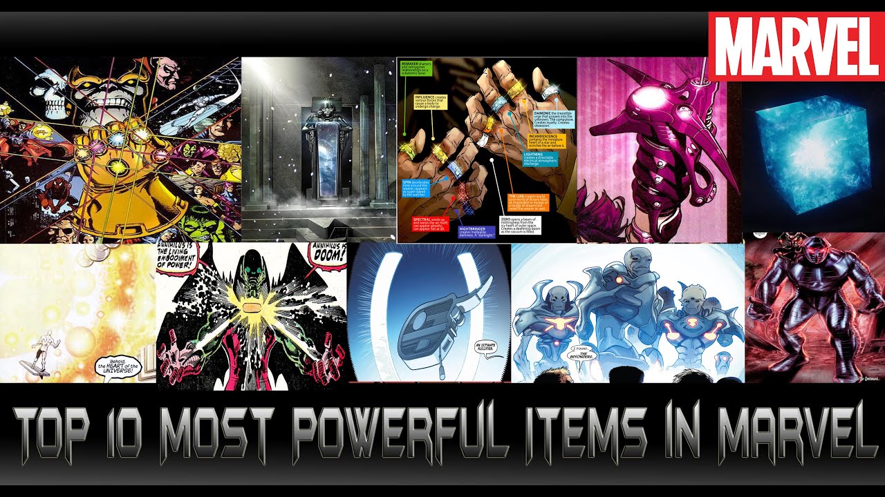 10อันดับไอเทมเทพและเกรียนมาเวล[Top 10 Most Powerful Items in Marvel ...