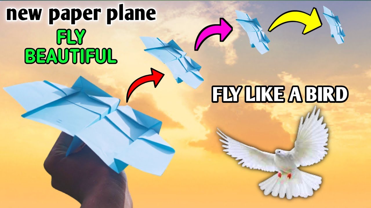 New Paper Plane how To Make Paper Aeroplane Step By Step YouTube New Paper Plane how To Make Paper Aeroplane Step By Step YouTube