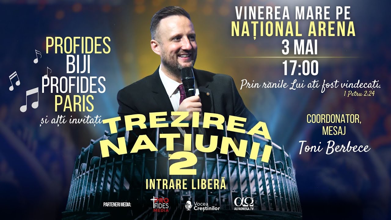 🇹🇩 Invitație la Trezirea Națiunii Ediția a II-a de pe Național Arena ...