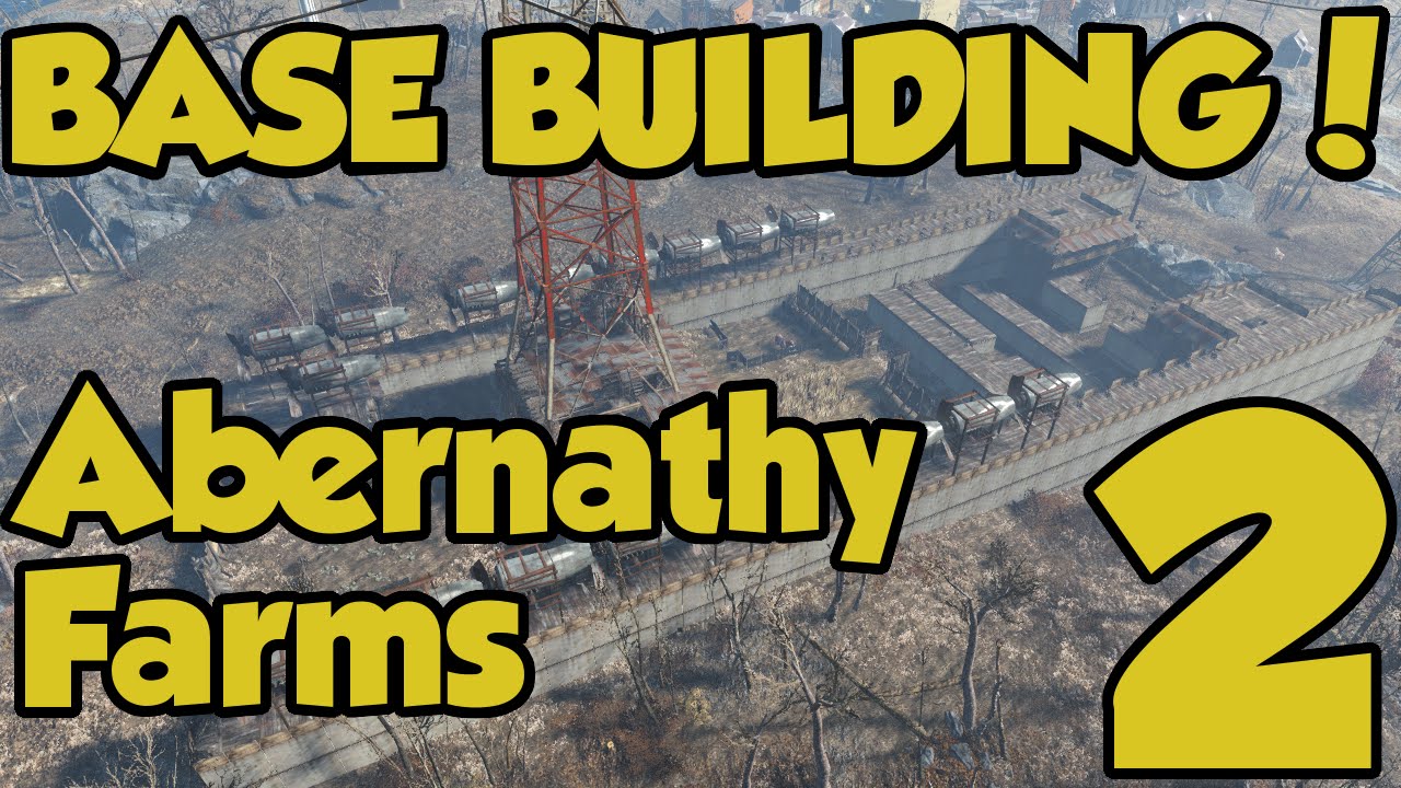 Fallout 4 Settlements - Building Abernathy Farms - Episode 2 - YouTube