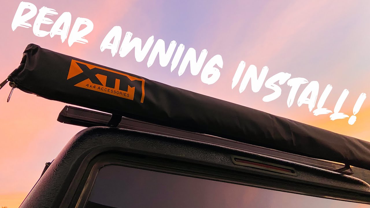 D22 Navara Build Episode 5 || Installing the XTM Rear Awning - YouTube