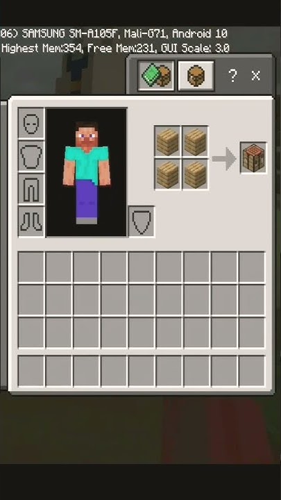 how to make crafting table in minecraft - YouTube