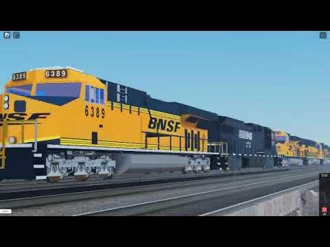 NS 9633 Trails on BNSF Intermodal with BNSF 6075 & CSX 454 as DPU - YouTube
