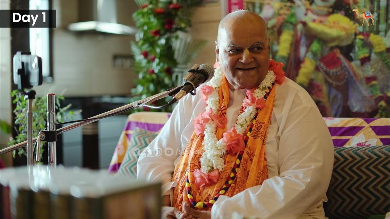 Day 1 | Shrimad Bhagwat katha | HG Sarvabhauma Prabhu Ji | ISKCON Sikar - YouTube