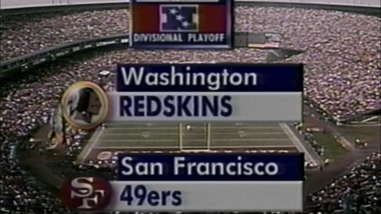 1992 NFC Playoffs Washington vs 49ers Highlights (Steve Young 1st ...