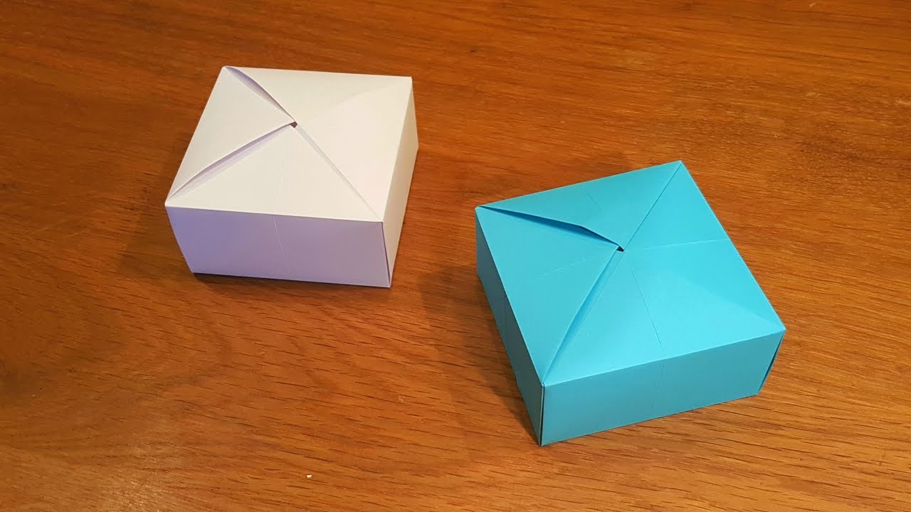 How To Make A Paper Box How To Make A Paper Chatter Box YouTube