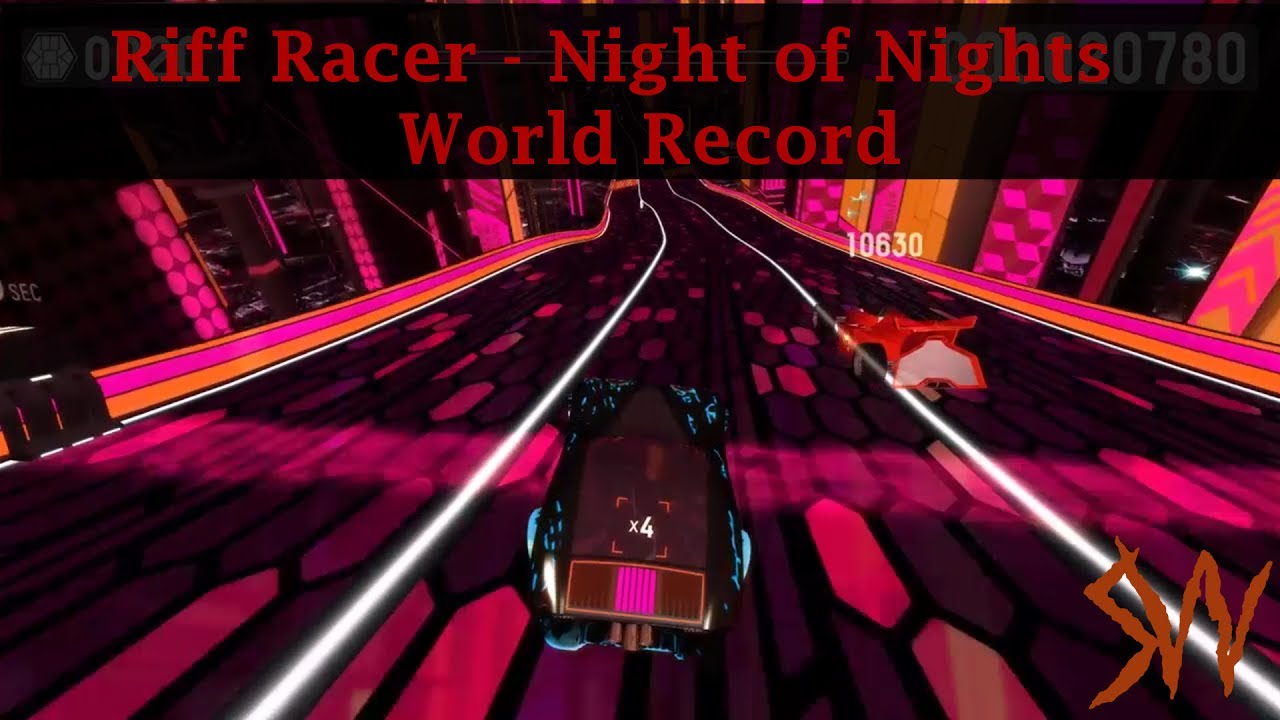 Riff Racer - Night of Nights World Record - YouTube