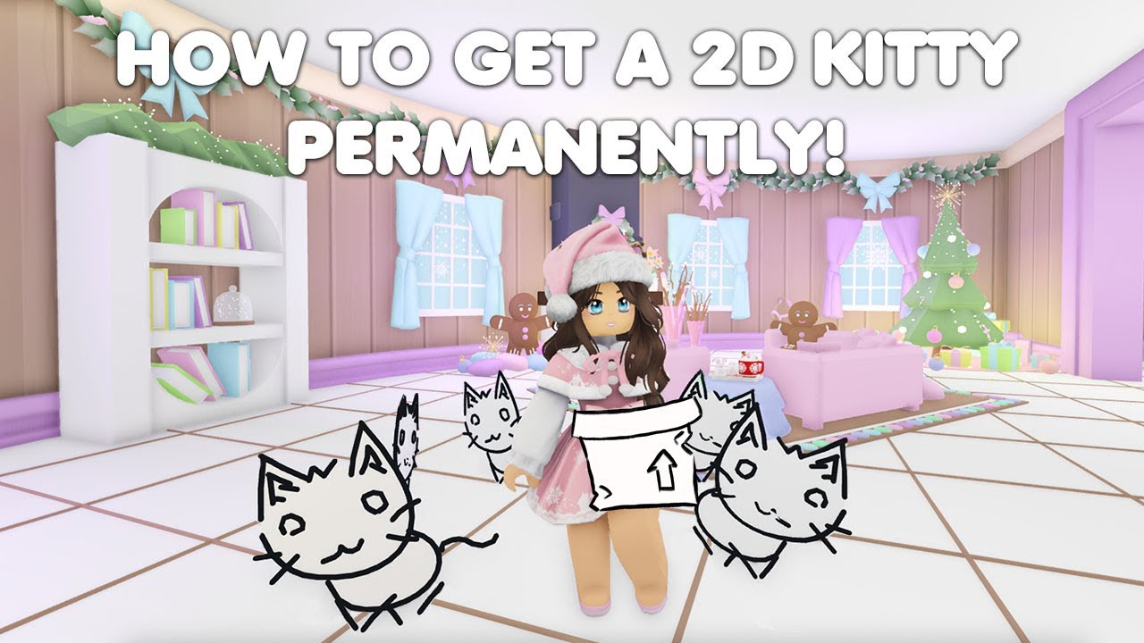 HOW to get a 2D KITTY PERMANENTLY! & OPENING MULTIPLE 2D BOXES in Adopt ...