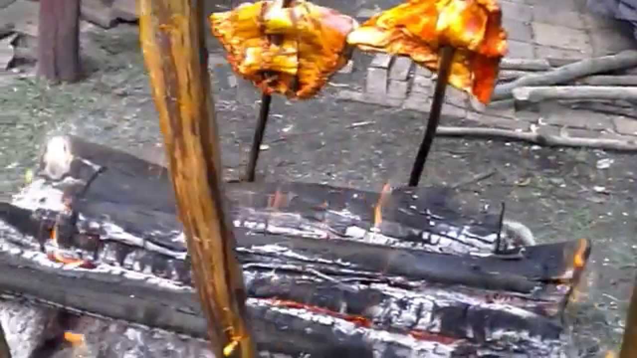 Asados a domicilio, carne a la llanera, mamona, ternera. - YouTube