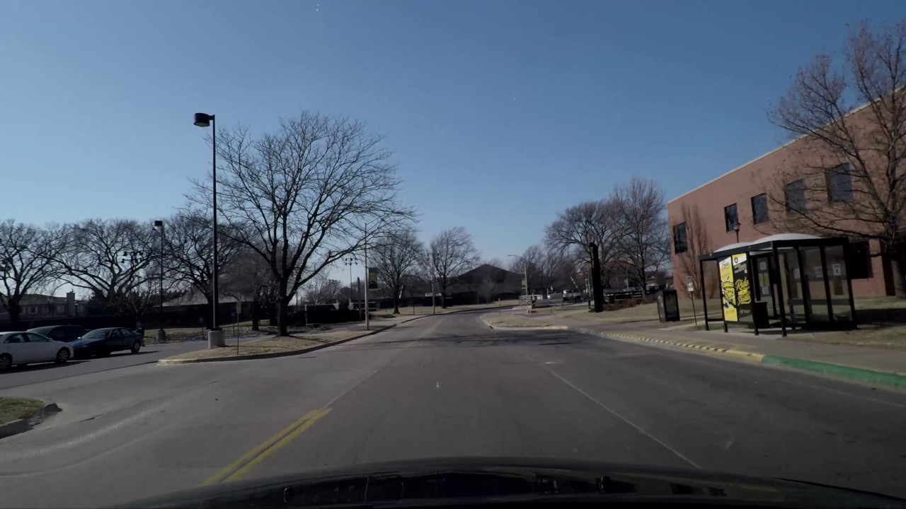 Driving Around the Wichita State University Campus - YouTube