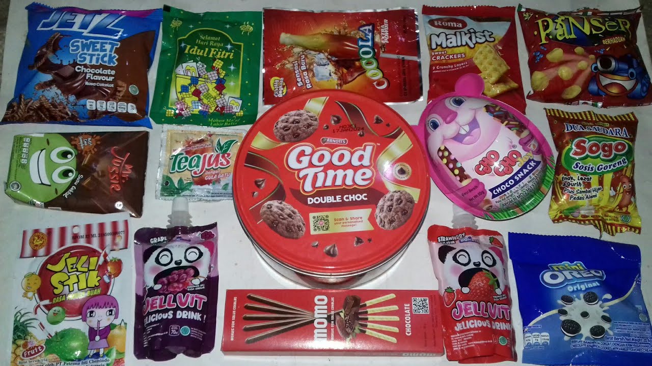 asmr berbagai snack part 79 - YouTube