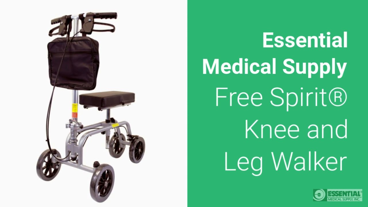 The Free Spirit Knee and Leg Walker from Essential Medical Supply - YouTube