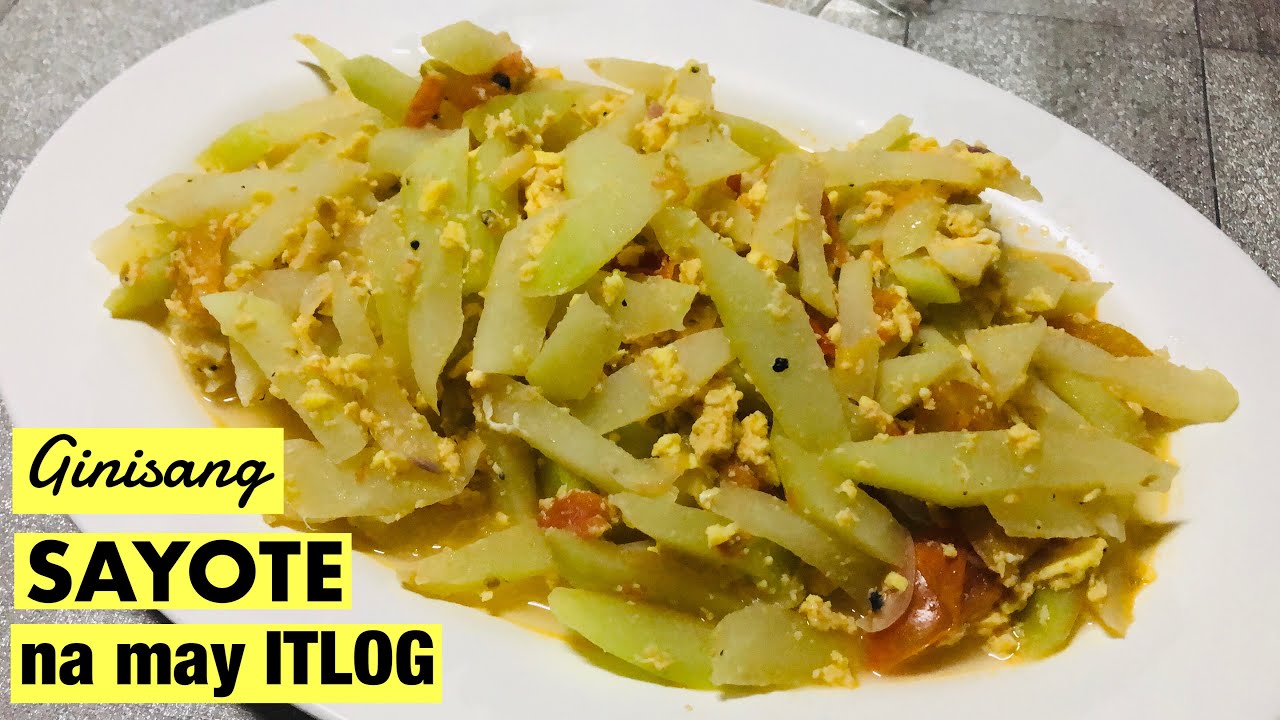 HOW TO COOK GINISANG SAYOTE WITH EGG| SAYOTE RECIPE| SIMPLY AND EASY TO ...