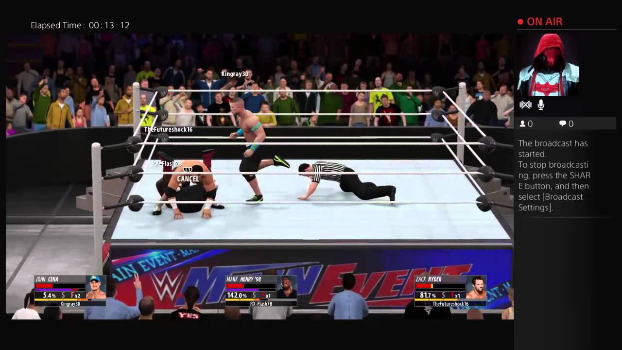 Rdyer or Riot! WWE 2K Online lag - YouTube
