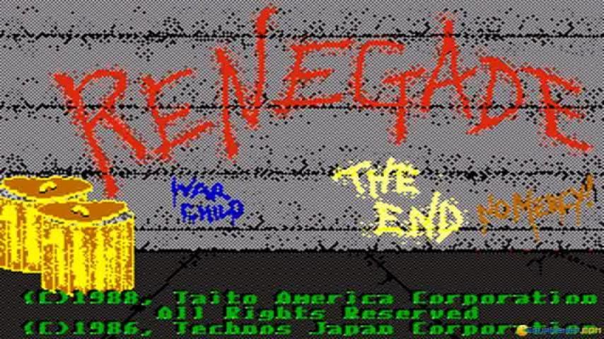 Renegade gameplay (PC Game, 1987) - YouTube