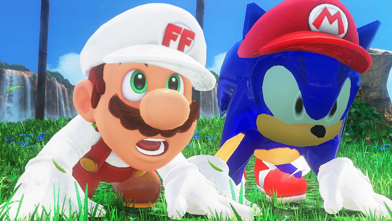 Fire Fire Sonic Vs Mario