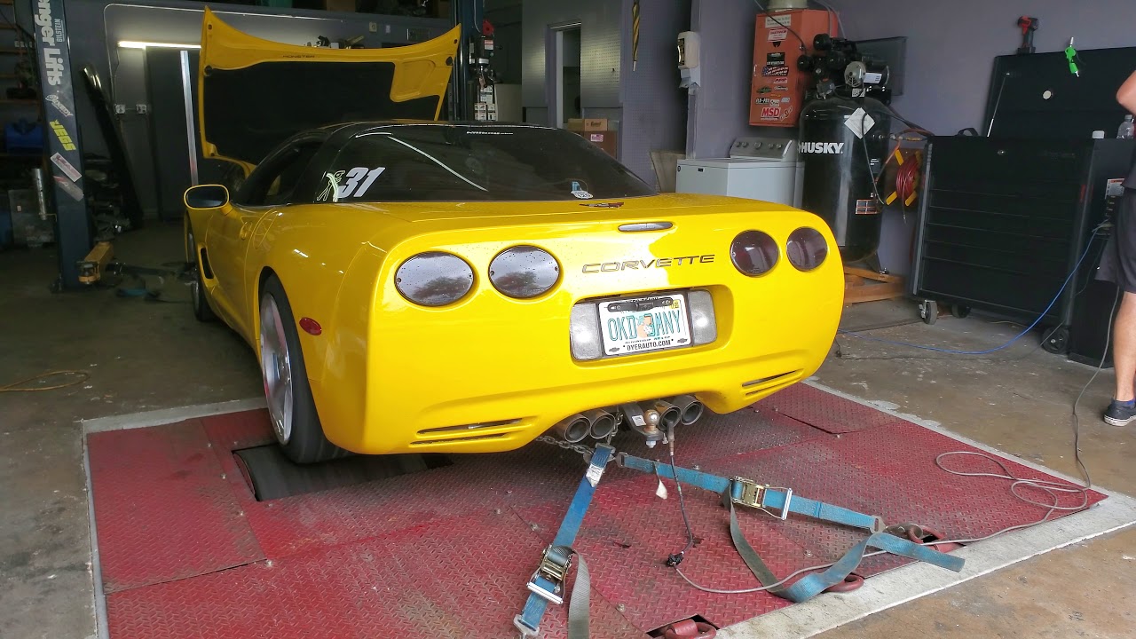 2002 Corvette Texas Speed Torquer V4 dyno - YouTube