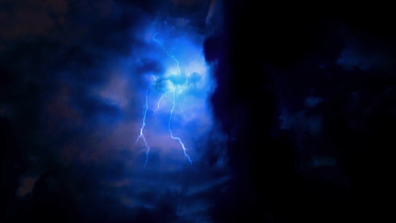 Heavy Thunderstorm & Lightning Strikes At Night | Relaxing Thunder ...