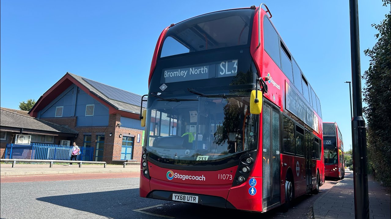 FULL ROUTE VISUAL|Stagecoach Superloop Route SL3|Bromley North ...