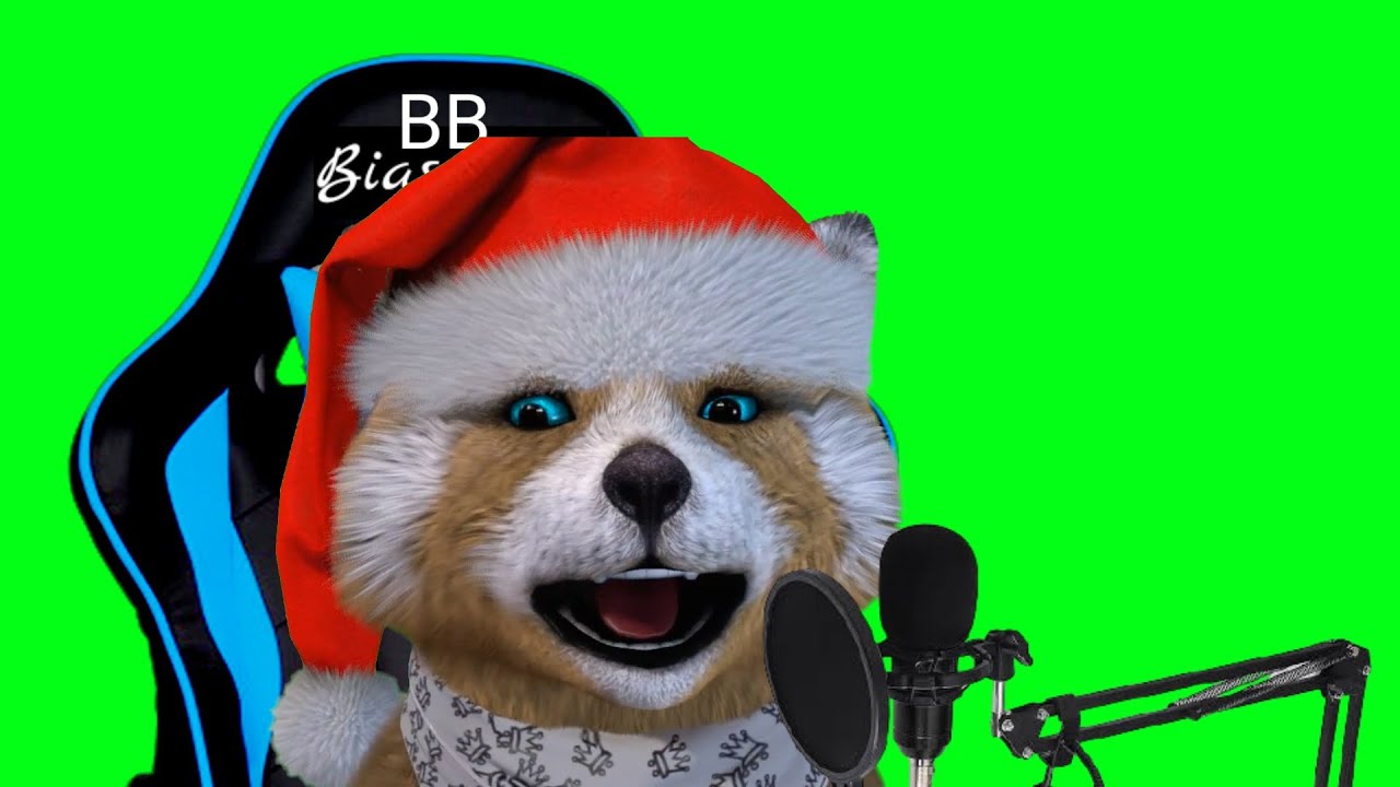 crhismas FLUFFO FaceRig No copyright green screen - YouTube