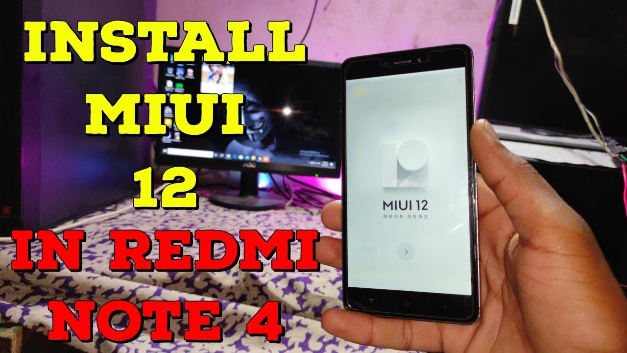 How To Install MiUi 12 IN REDMI NoTE 4? Review and installation process ...