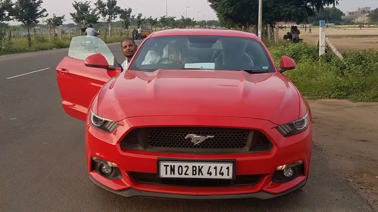 2017 Indian Ford Mustang drive experience..performance...Coimbatore ...