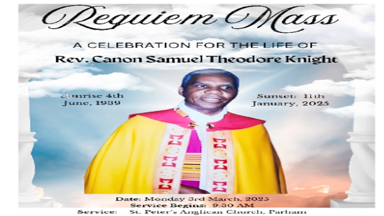 Requiem Mass - A Celebration for The Life Of Rev. Canon Samuel Theodore ...