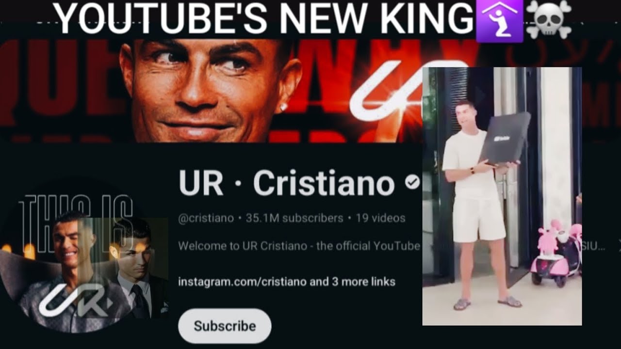 🛐CR7: YOUTUBE'S NEW RECORD HOLDER! 30 Million Subscribers and Still ...