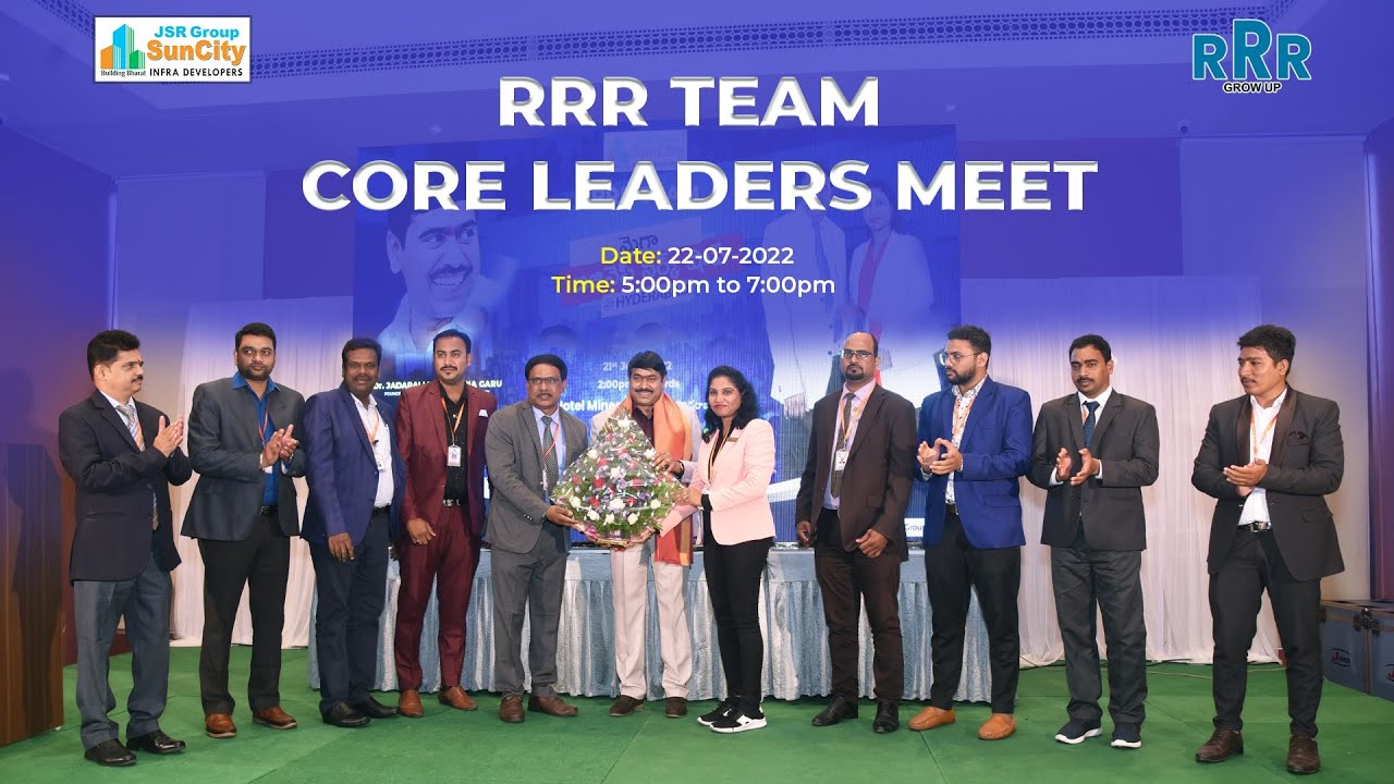 RRR Team leaders meet | #rrrgroup | #jsrgroupsuncity | #realestate | # ...