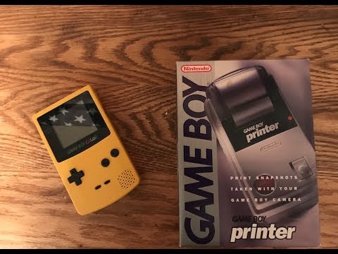 Practical use for the Gameboy Printer (2019) - YouTube