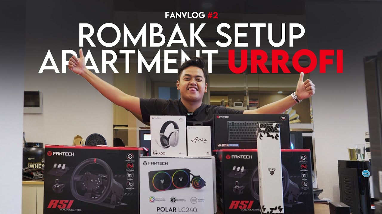 Modif Desk Setup Apartment URROFI - FANVLOG #2 - YouTube