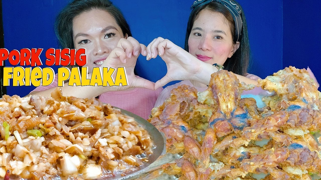 FRIED PALAKA | FRIED FROG x PORK SISIG MUKBANG COLLAB W/ @SimpleBisdak ...