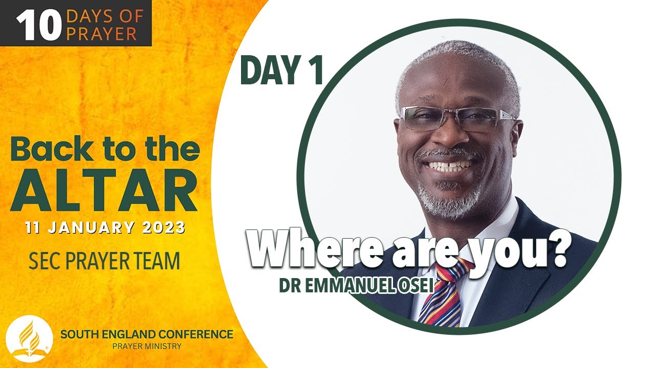 10 Days of Prayer "Back to the Altar" - Day 1 - YouTube