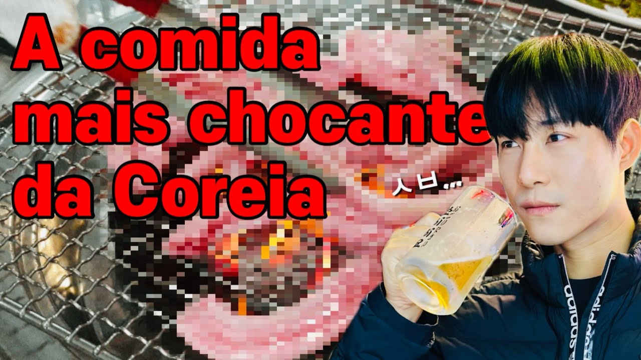 Coreano vlog : A comida mais chocante da Coreia 😱 - YouTube