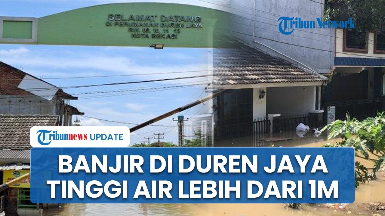 Banjir di Duren Jaya Bekasi Perlahan Surut, Tapi Tinggi Air Masih 1 ...