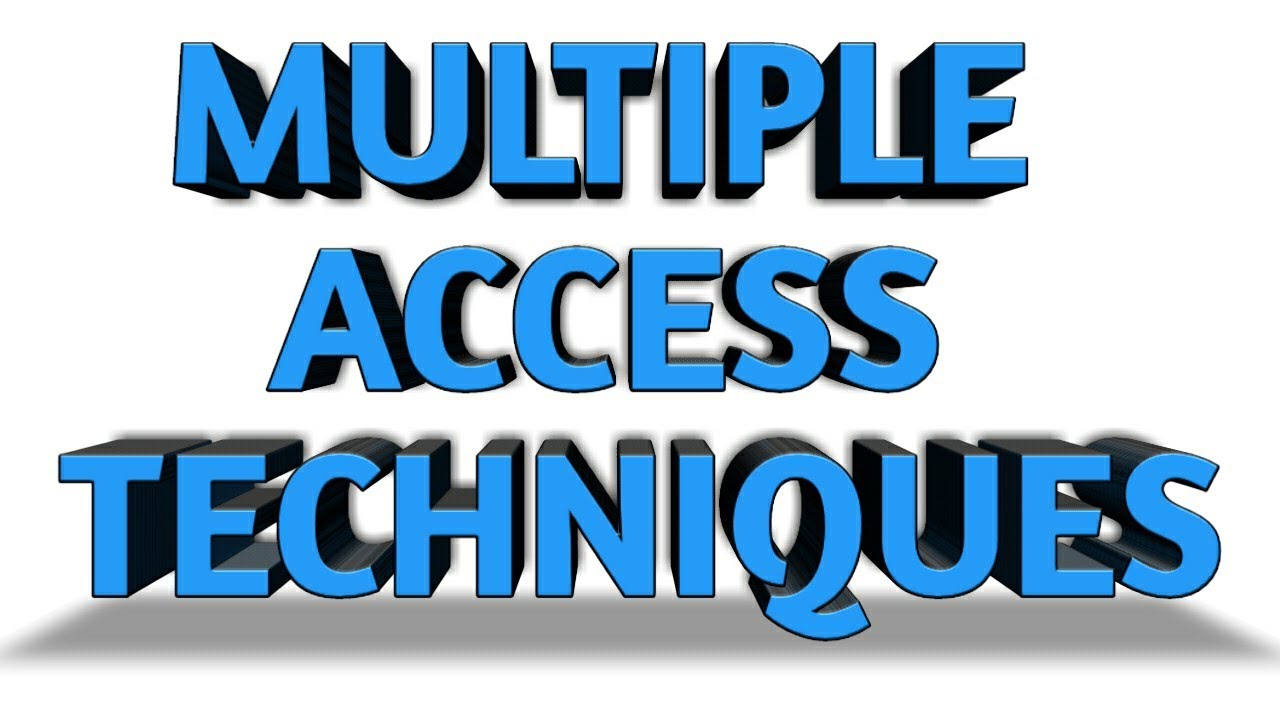 MULTIPLE ACCESS TECHNIQUES ( FDMA , TDMA , CDMA ) - YouTube