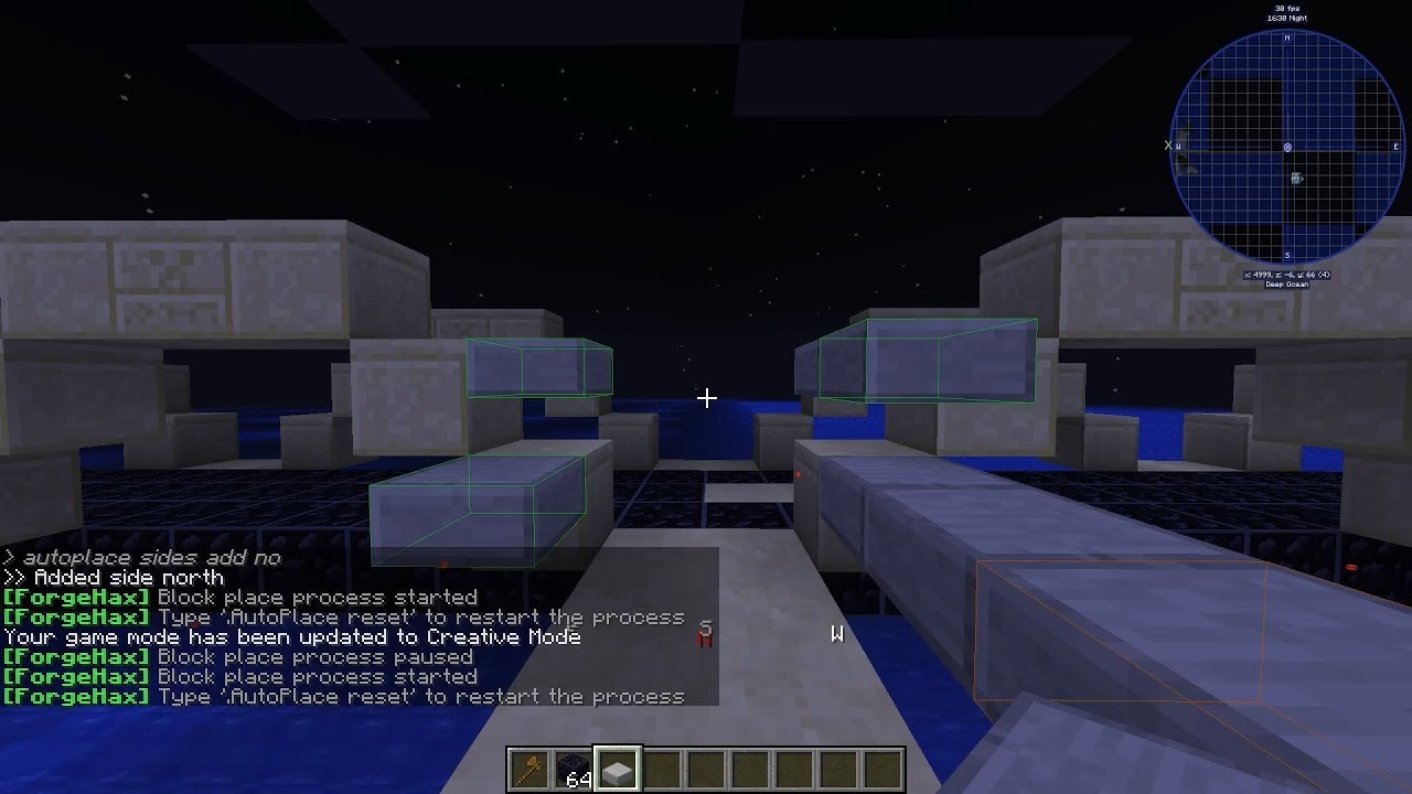[ForgeHax] AutoPlace bridge builder showcase - YouTube