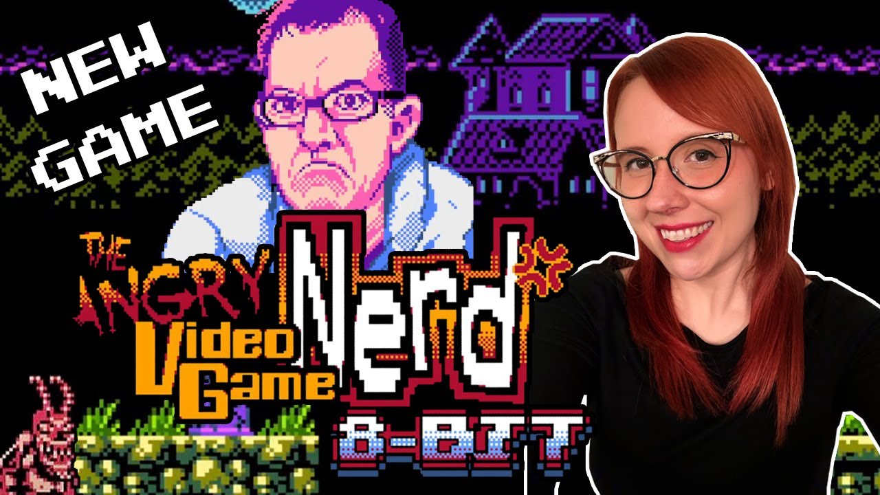 NEW Angry Video Game Nerd 8-BIT GAME! Full play through - Erin Plays ...
