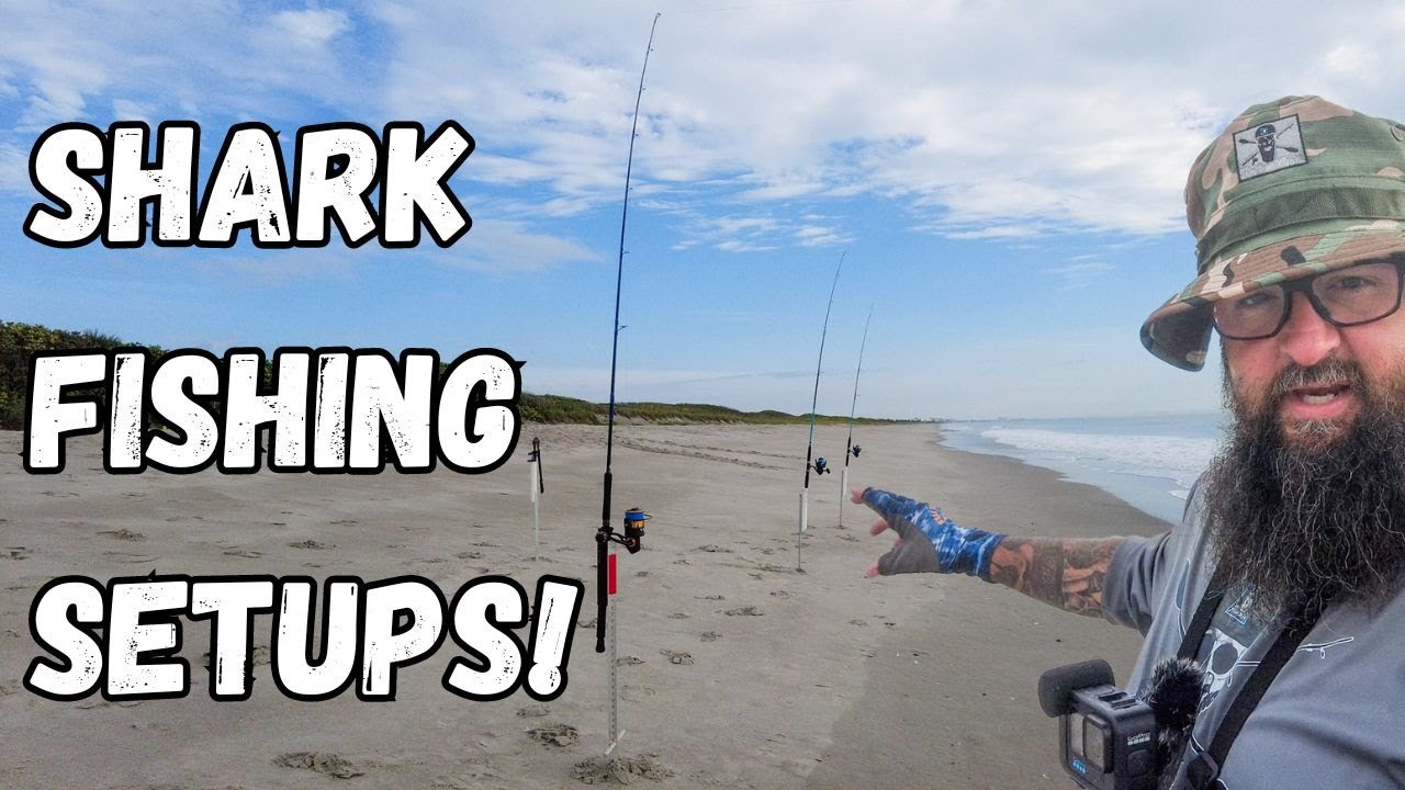 How I set up for Shark fishing on the beach and river! - YouTube