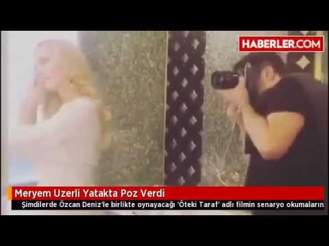 Məryəm Uzerli yataqda fotosessiya etdirdi